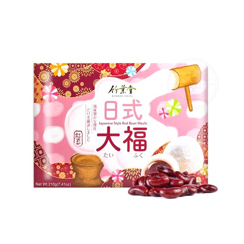 Mochis de frijol rojo red bean 210g | Bamboohouse | OneSupermarket