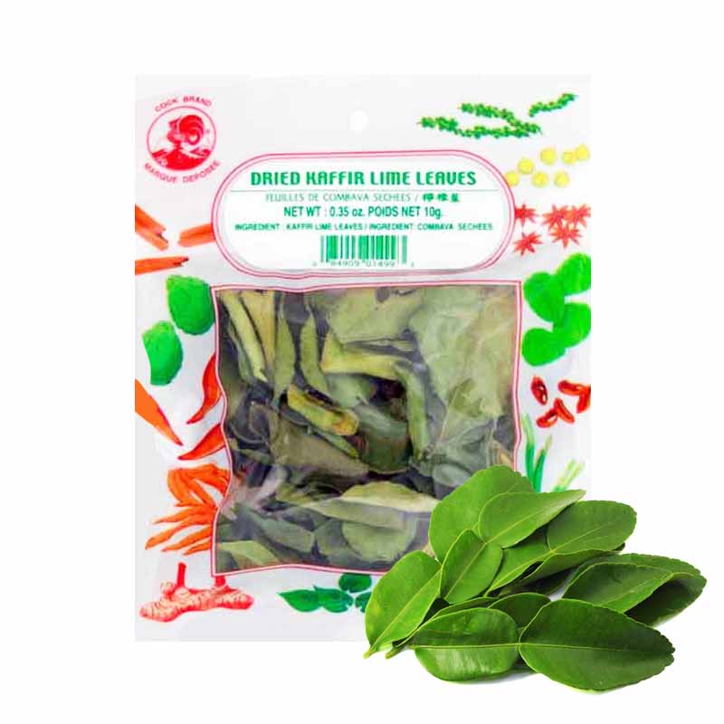 Hojas de lima kaffir secas 10grs | Tailandés Cock | OneSupermarket