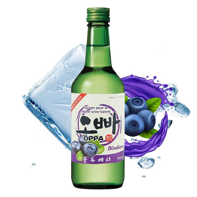 Licor Coreano Soju de Arándano 360ml | OPPA | OneSupermarket