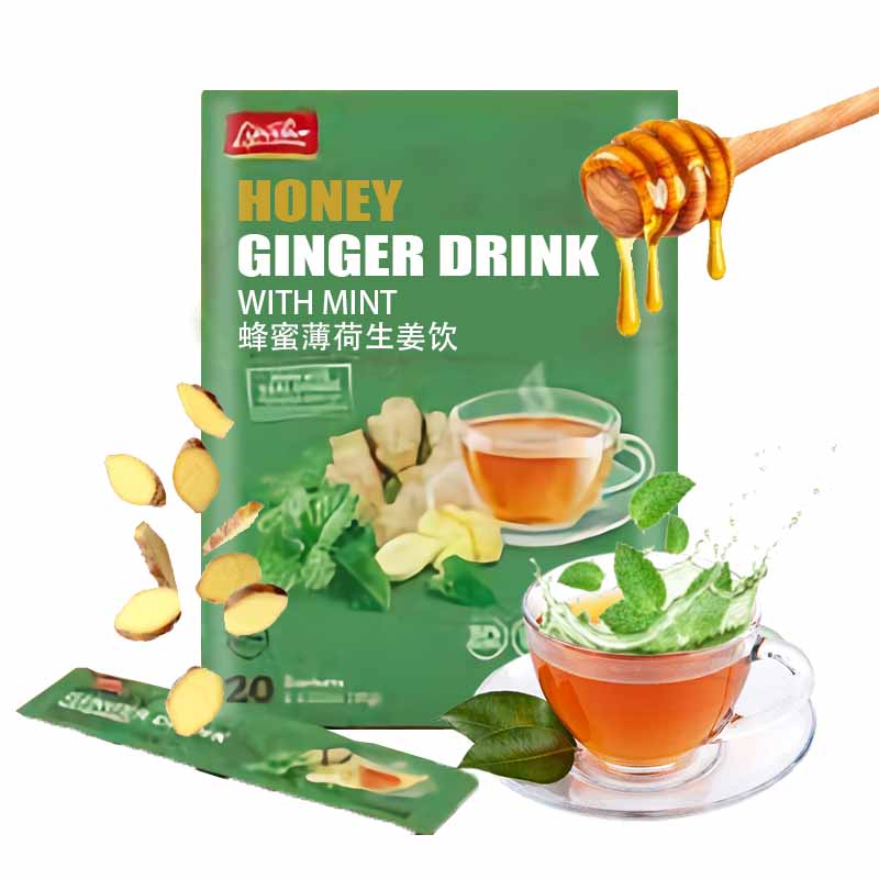 Ginger Tea with Honey and Mint 180grs | 10 Bags