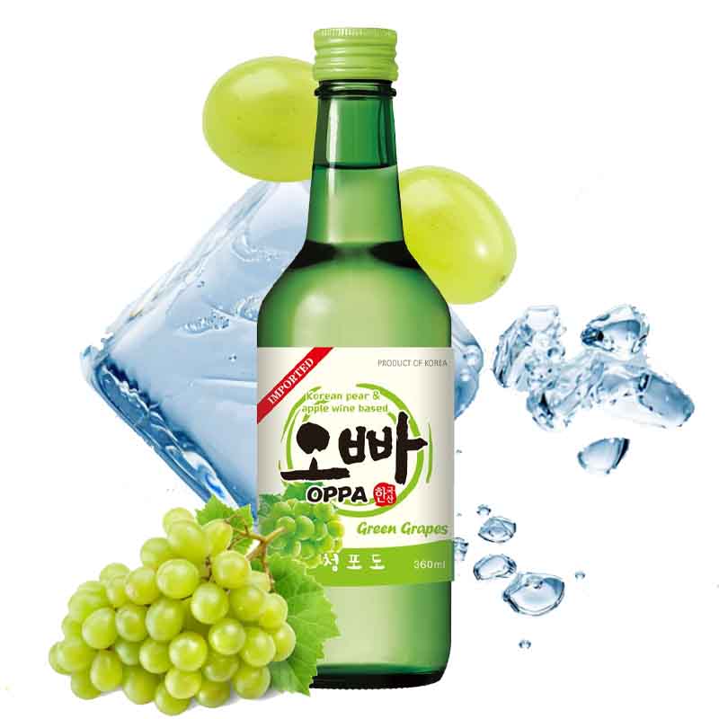 Licor Coreano Soju de Uva 360ml | OPPA | OneSupermarket